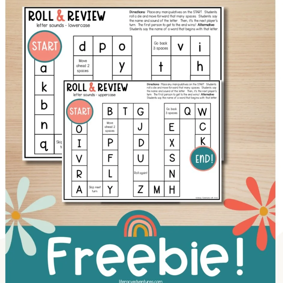 Roll & Review Alphabet Game — Literacy Edventures