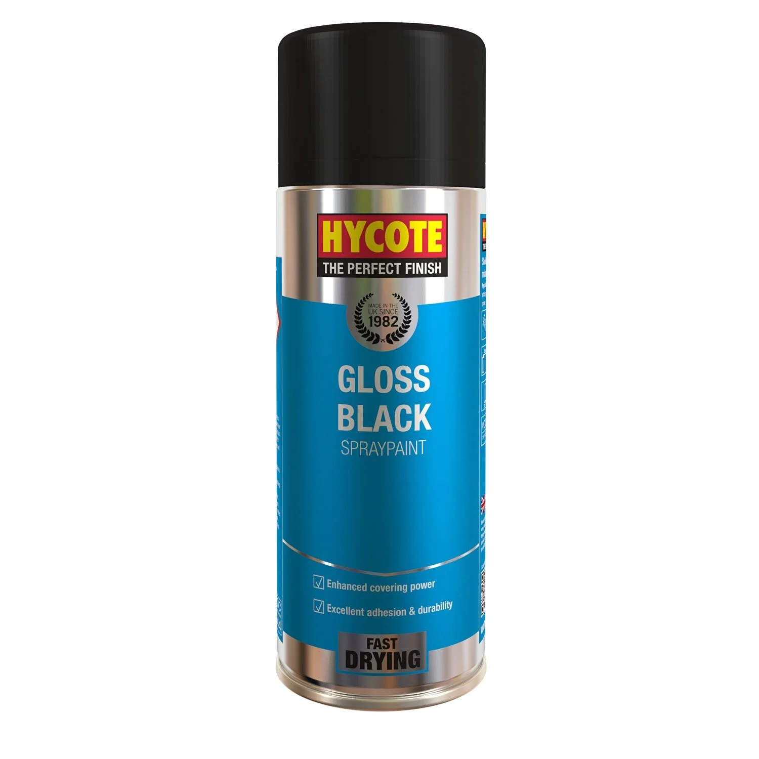 Hycote Satin Black Spray Paint 400ml — A1 McGanns