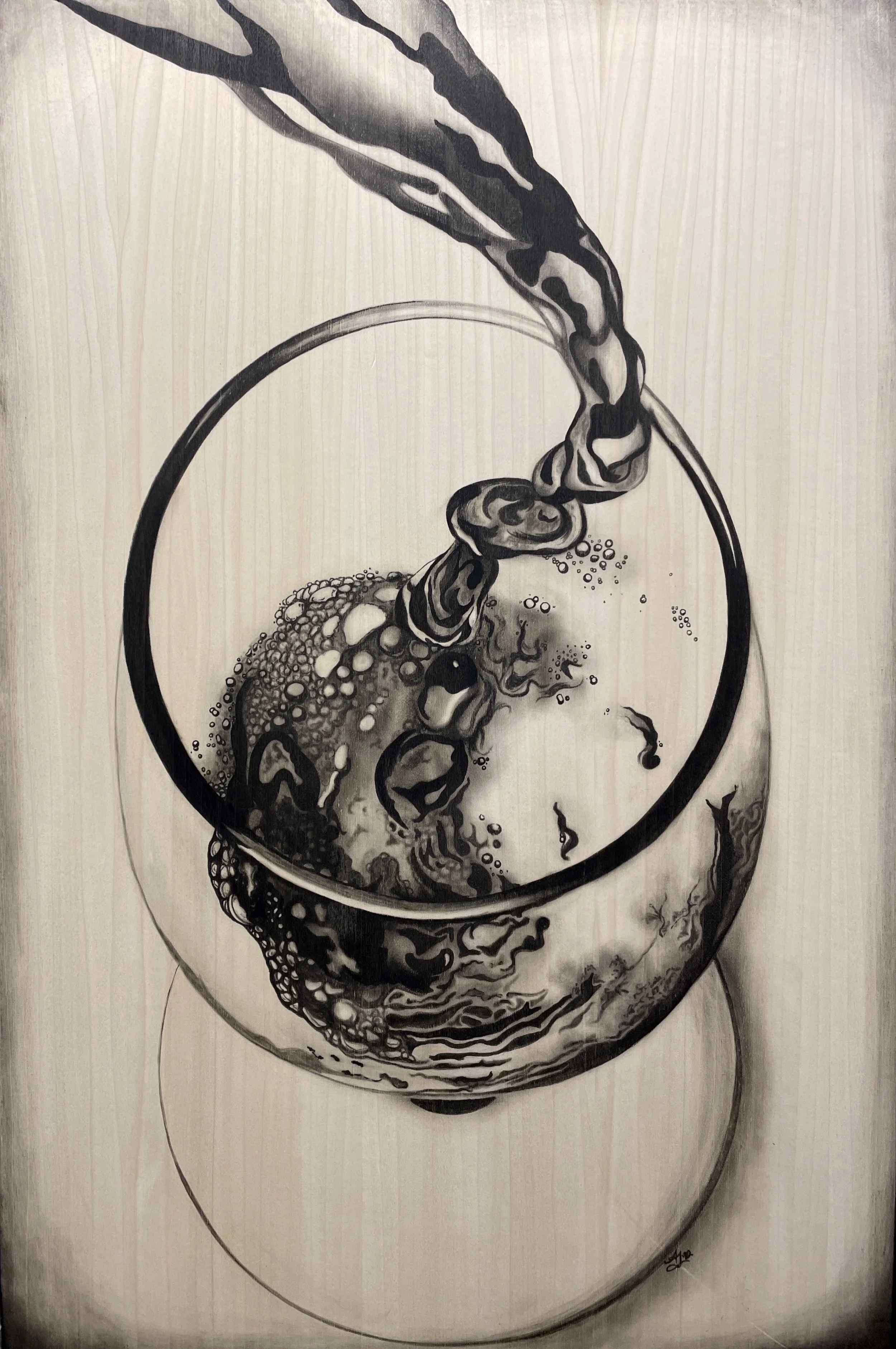 Angie Thieszen Wood Stain Art