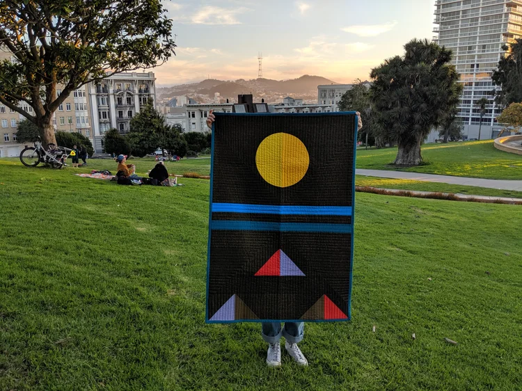 SGQ Project Tour: Natalie Ebaugh's Oregon Crib Quilt — Simple Geometric ...