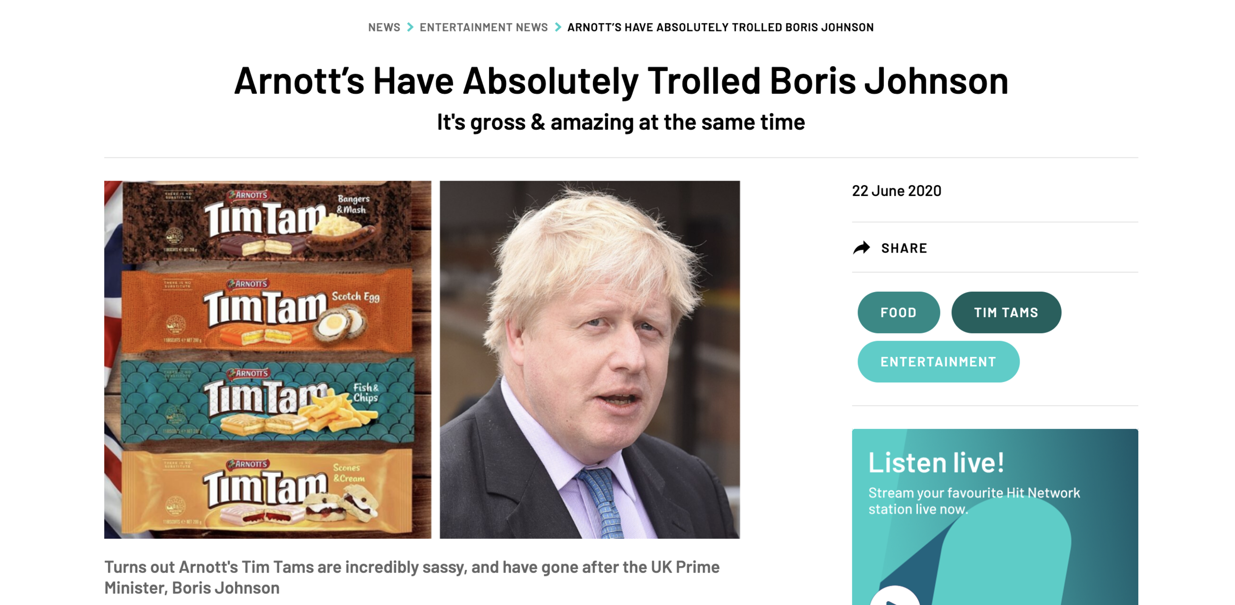 Tim Tam British Collection — Nick Timms