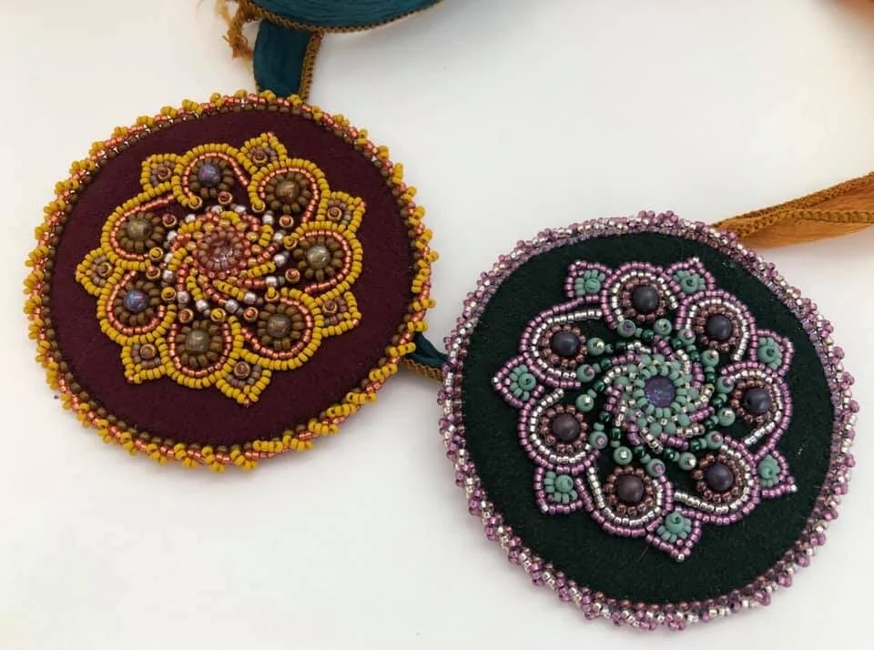 Batty Bat Bead Embroidery Pendant Kit — Bead Soup