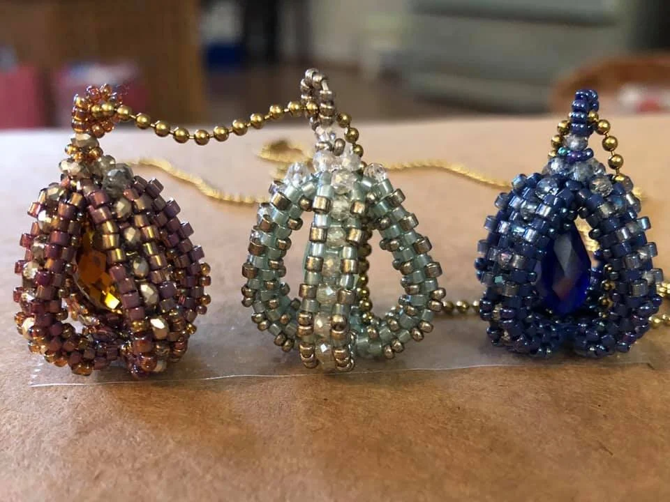 Beaded Acorn Pendants — Bead Soup