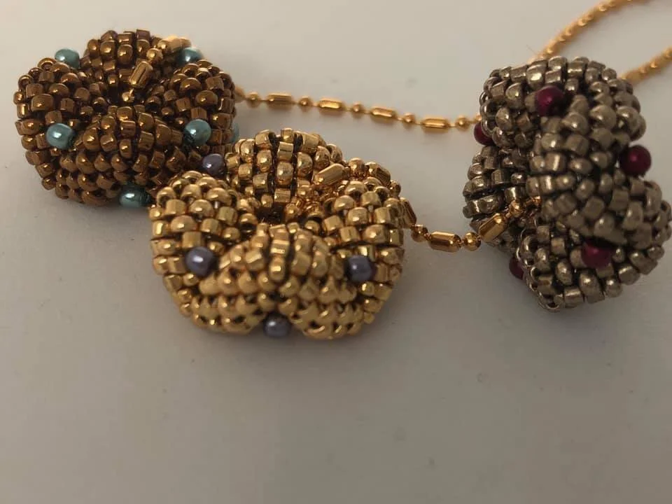 Beaded Acorn Pendants — Bead Soup