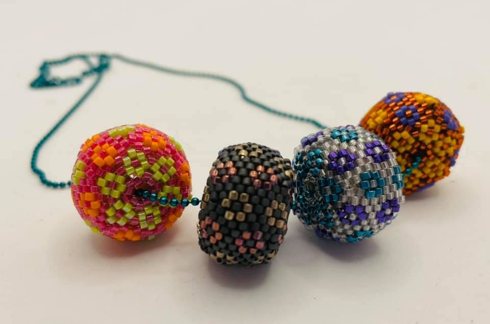 Beaded Acorn Pendants — Bead Soup