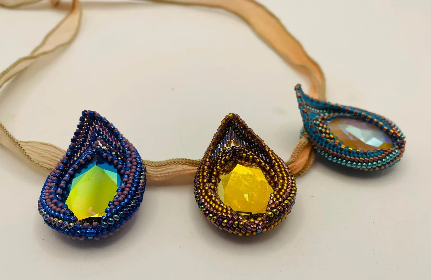 Beaded Acorn Pendants — Bead Soup