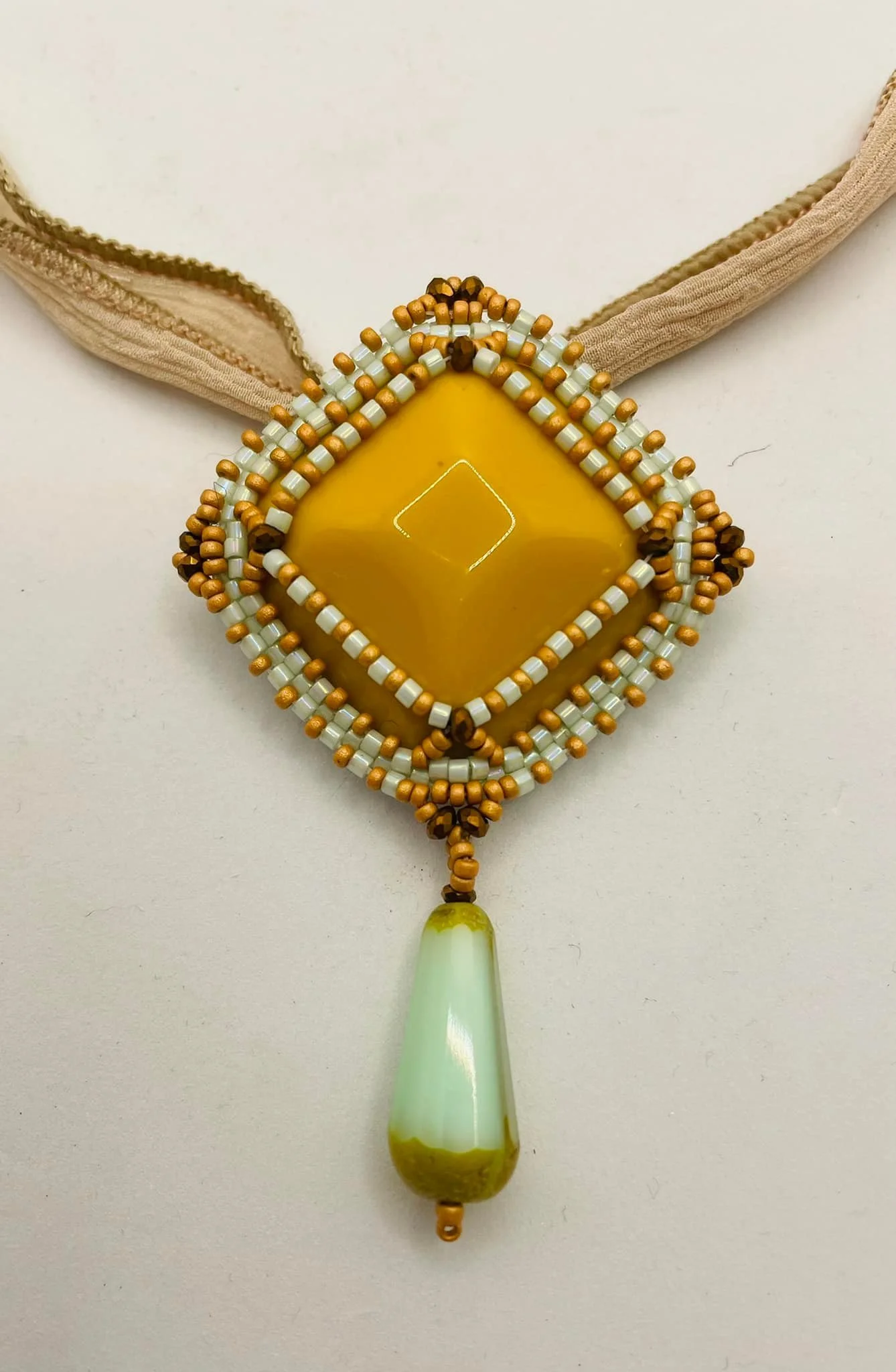 Beaded Acorn Pendants — Bead Soup