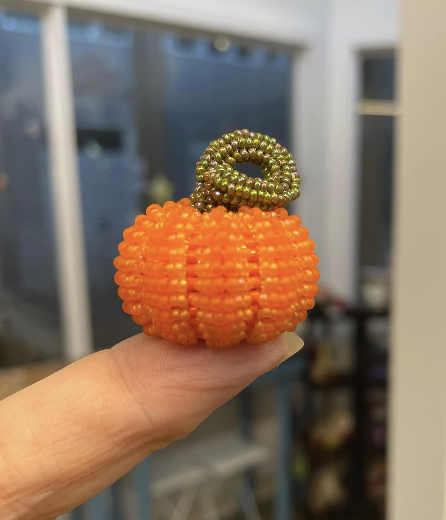 Mini Pumpkin Pendants — Bead Soup
