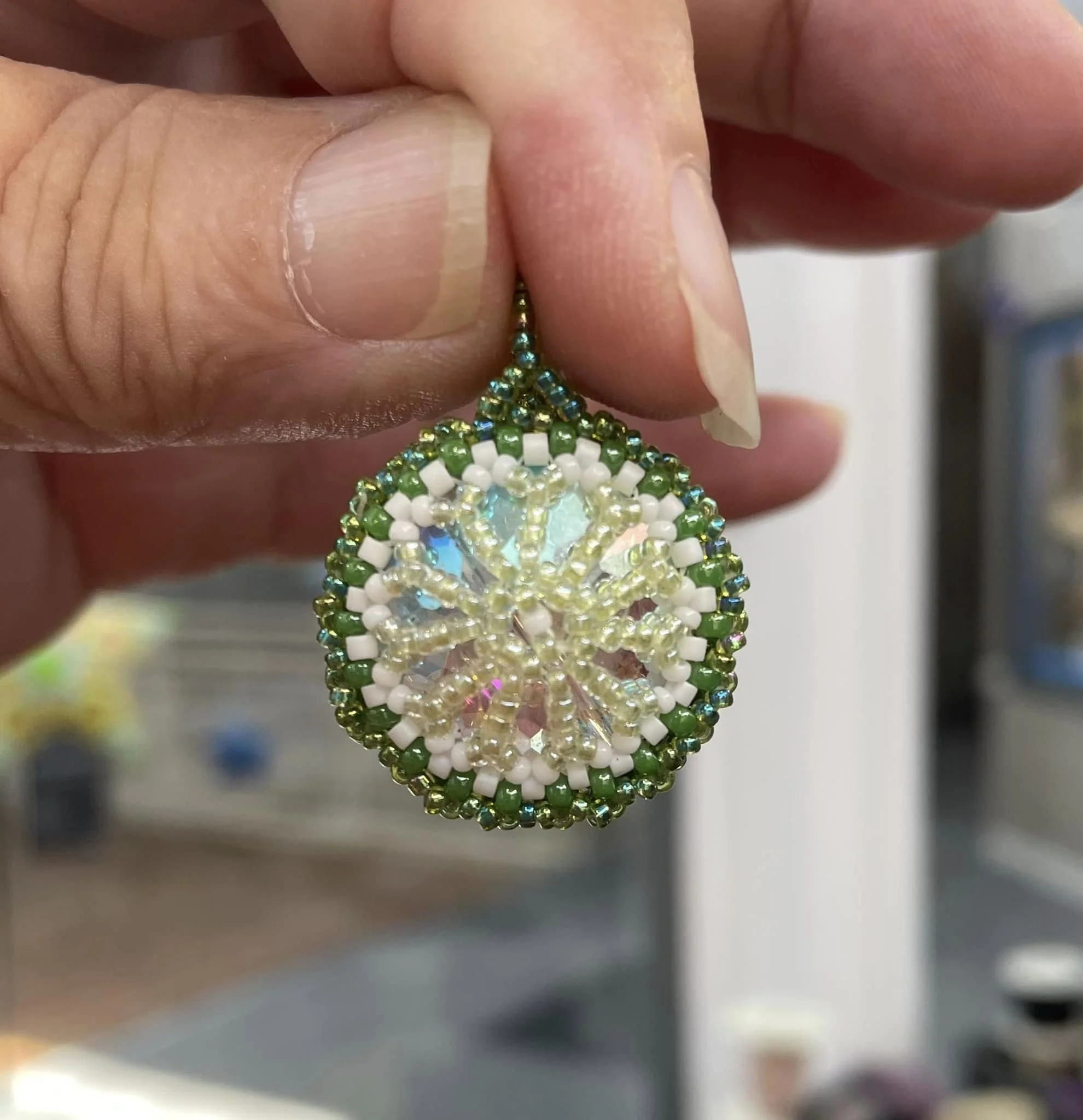 Beaded Acorn Pendants — Bead Soup