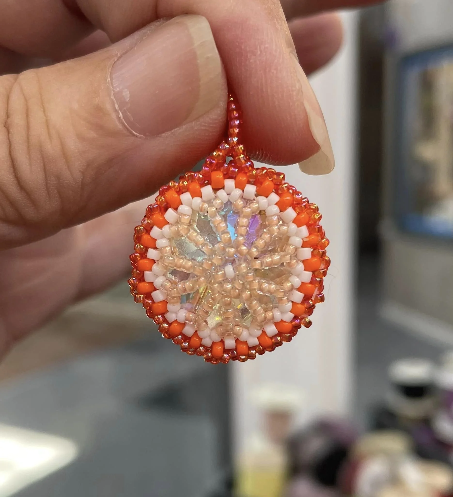 Beaded Acorn Pendants — Bead Soup