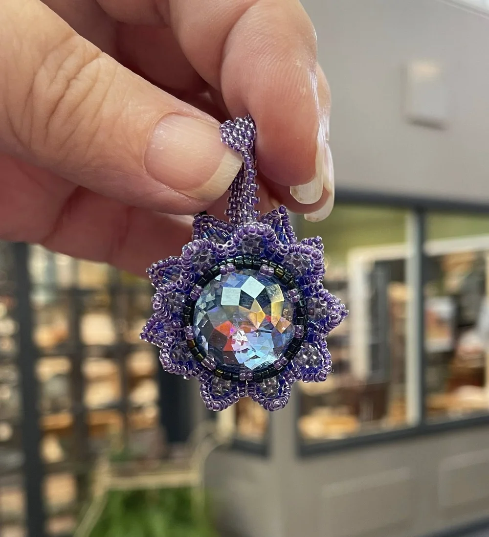 Beaded Acorn Pendants — Bead Soup