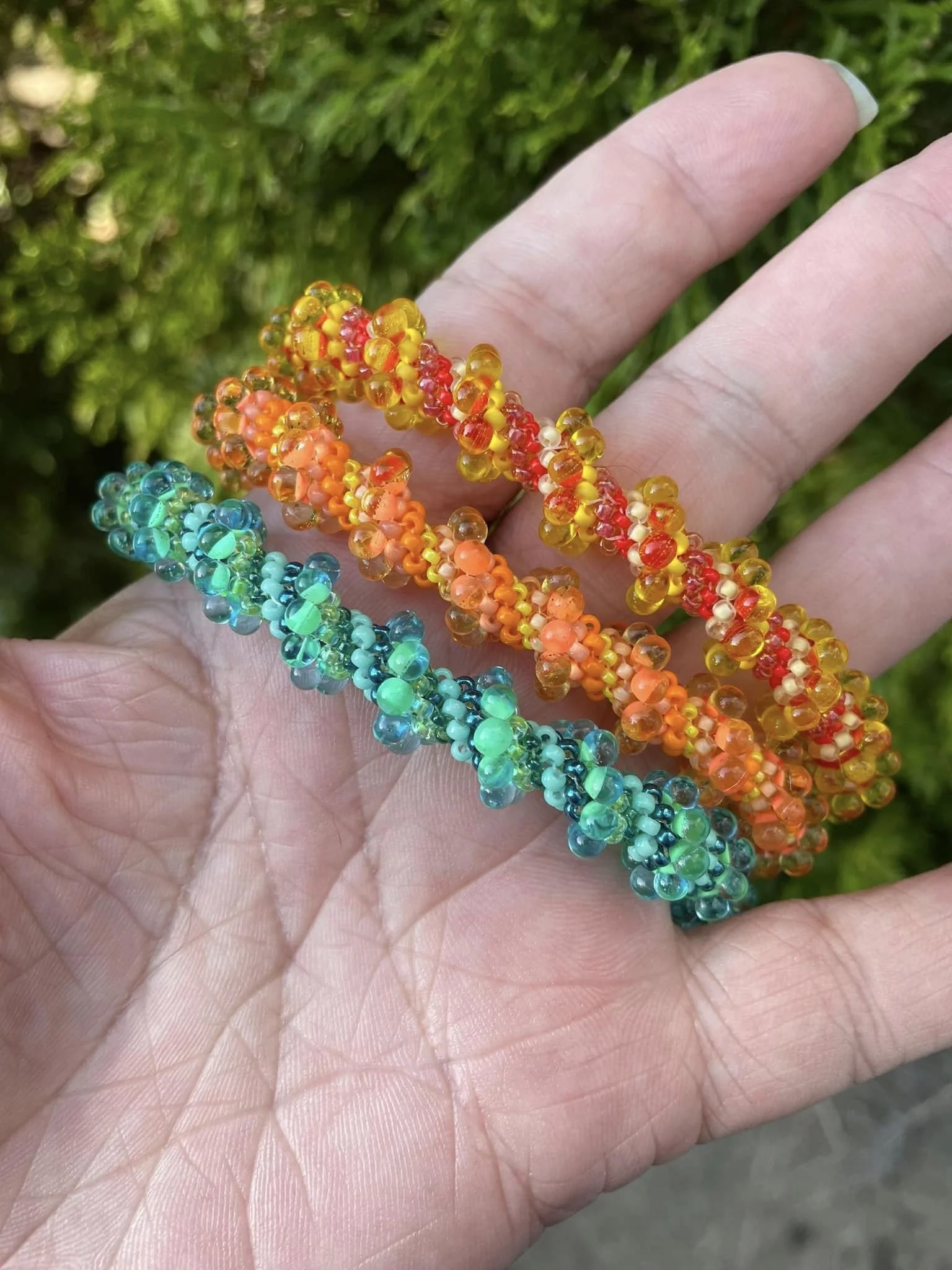 Beaded Acorn Pendants — Bead Soup