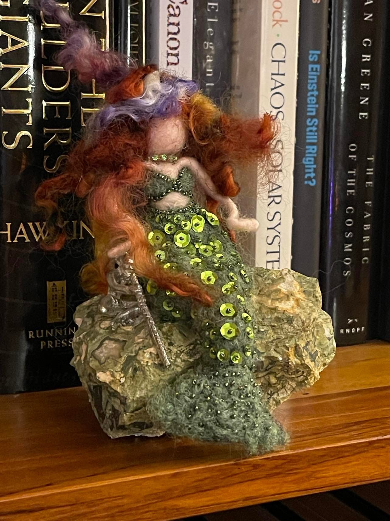 Needle felted mermaids with Elizabeth du Toit-in studio — Bead Soup