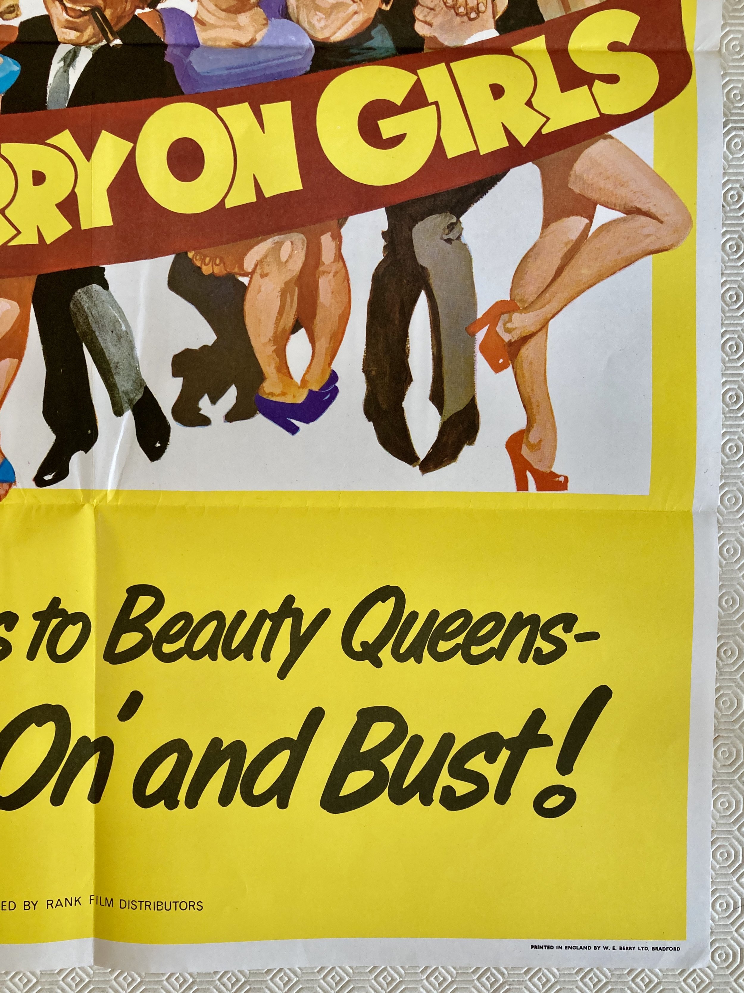 Carry On Girls One Sheet Poster — 20th Century Movie Posters