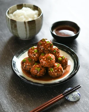 Japanese Sweet & Sour Meatballs — Rio's Garden
