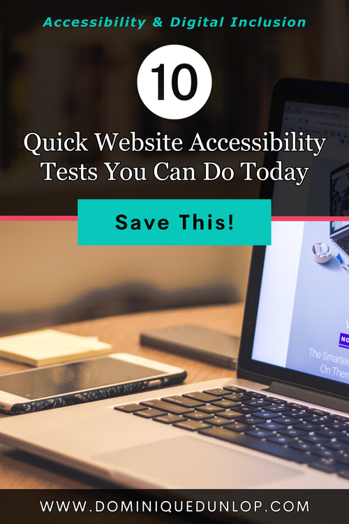 10 Quick Website Accessibility Tests You Can Do Today | A11y Impact ...