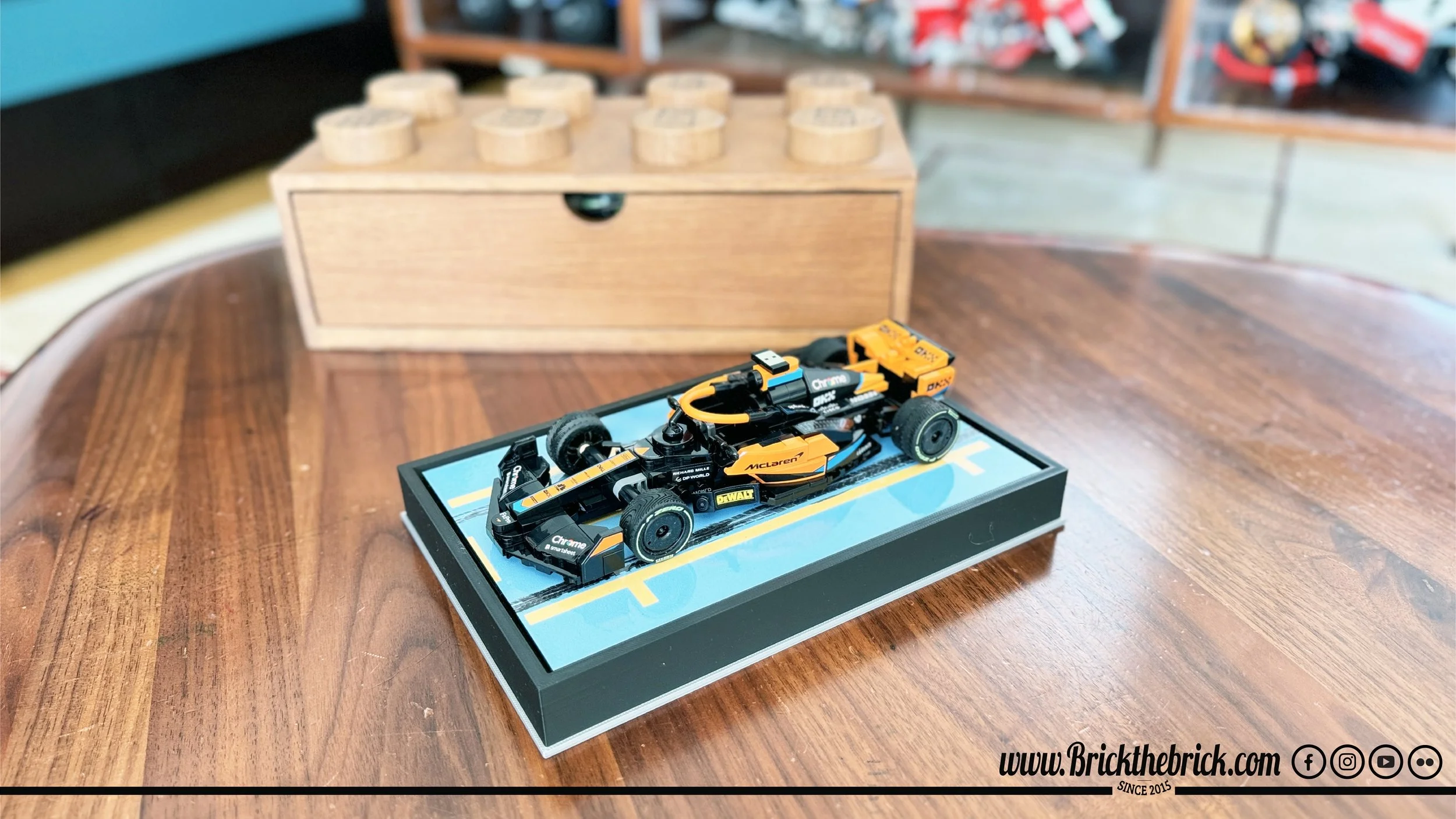 DISPLAY -FRAME / STAND FOR LEGO SET 76918 MCLAREN F1 LM — BricktheBrick