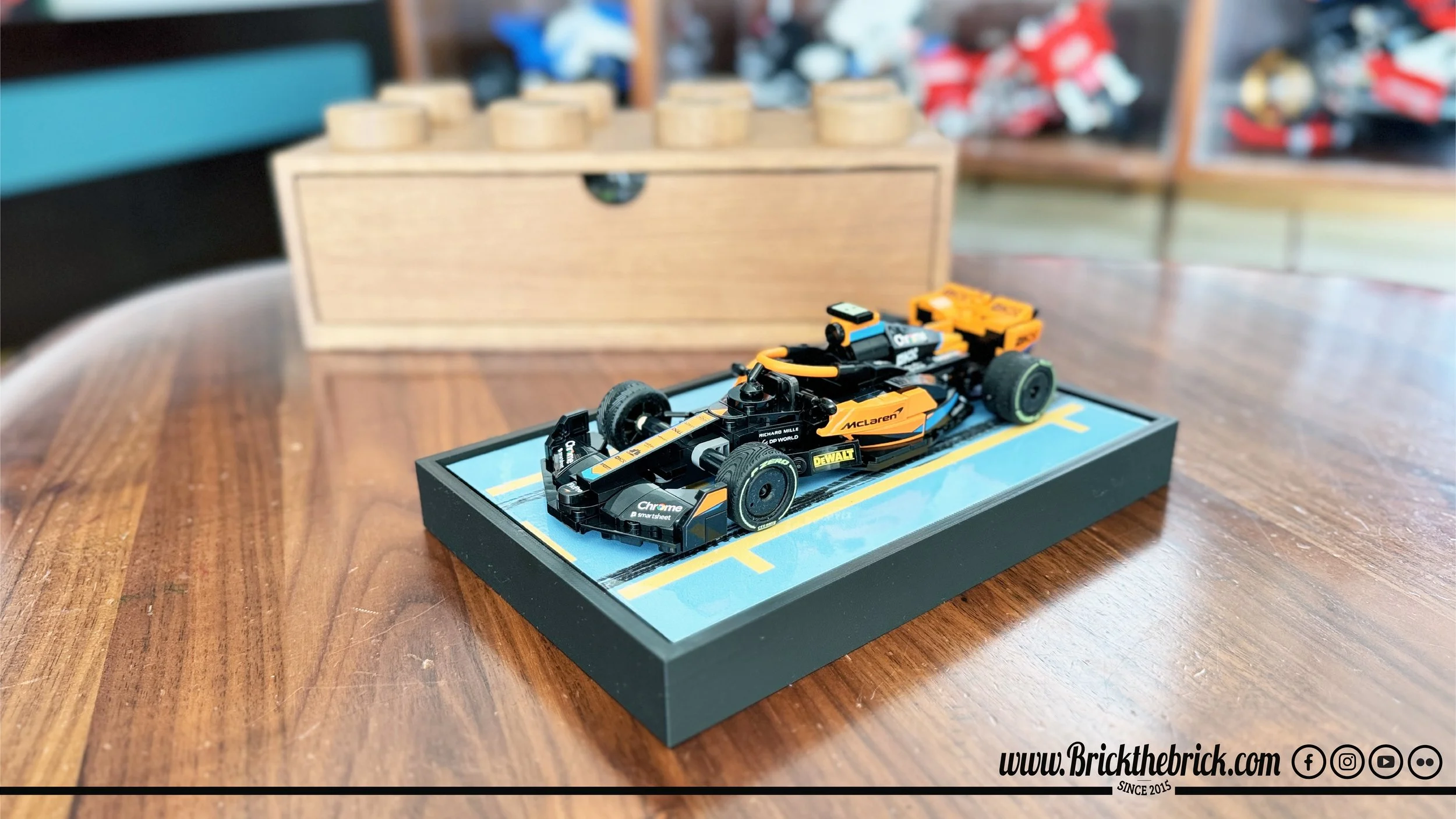 DISPLAY -FRAME / STAND FOR LEGO SET 76918 MCLAREN F1 LM — BricktheBrick