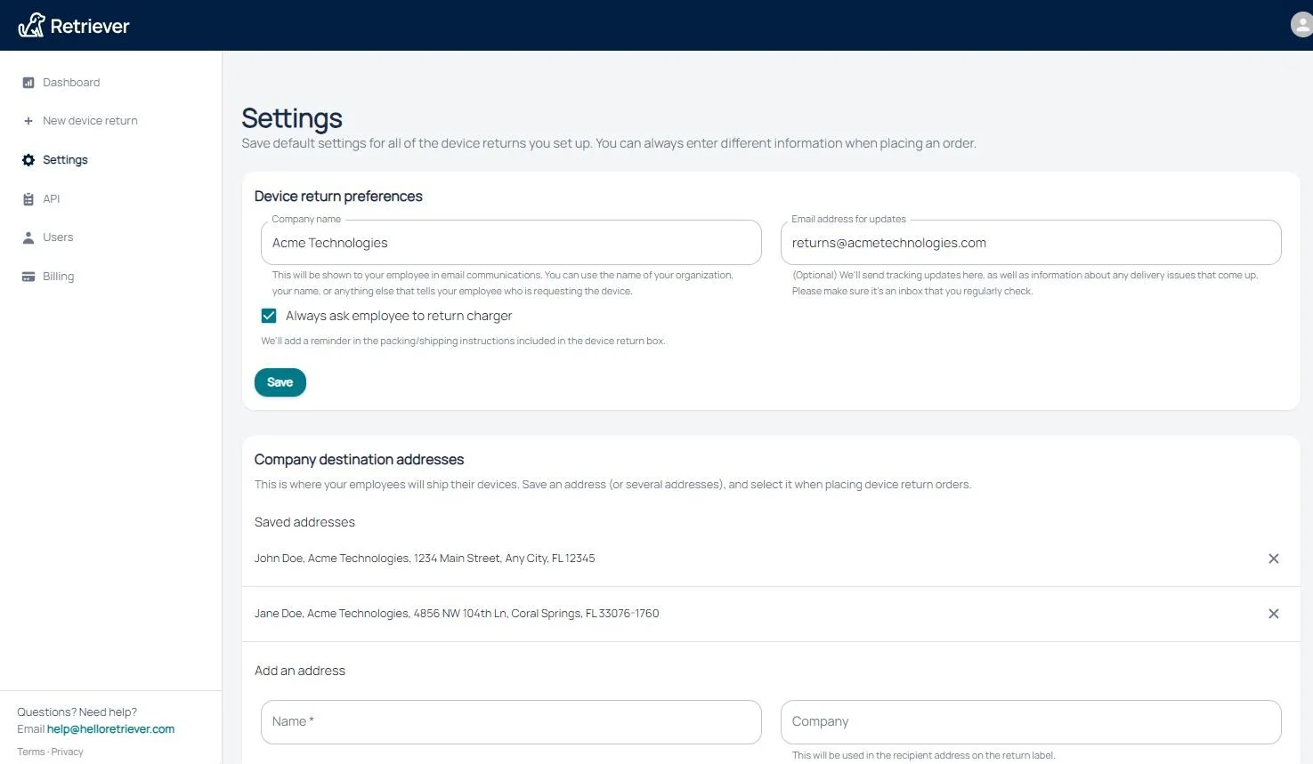 Retriever – Enterprise