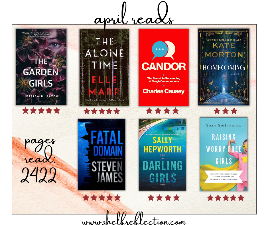 April Reads 2024: 7 Books I Read This Month by Brittany Shields — Shelf ...