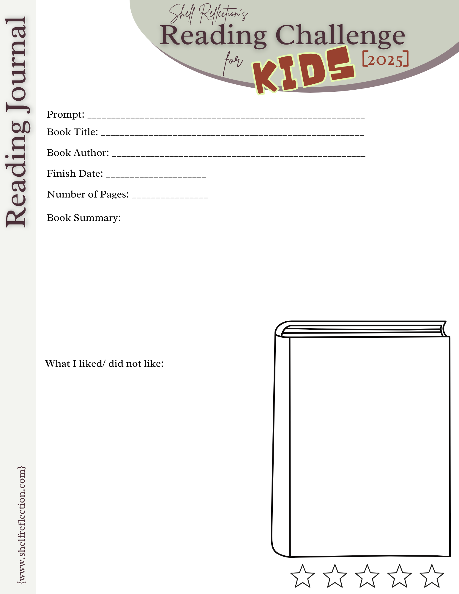 Shelf Reflection's Reading Challenge for Kids- 2025 by Shelf Reflection ...