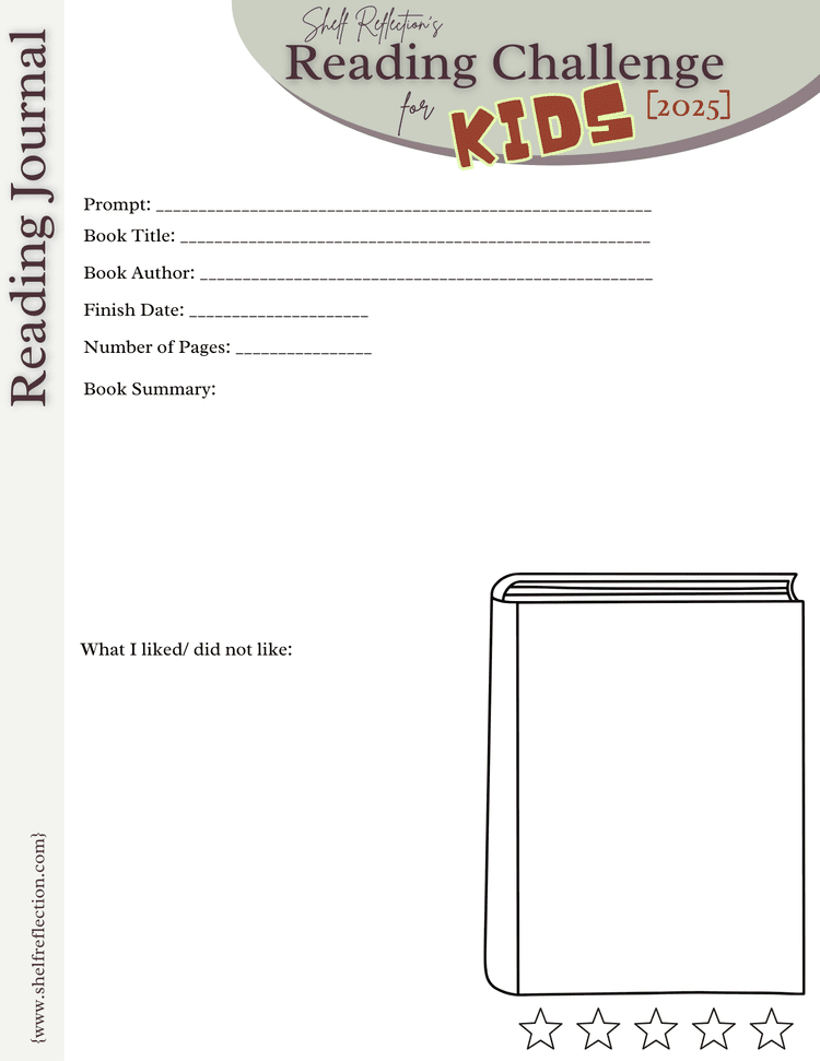 Shelf Reflection's Reading Challenge for Kids- 2025 by Shelf Reflection — Shelf Reflection (Book ...