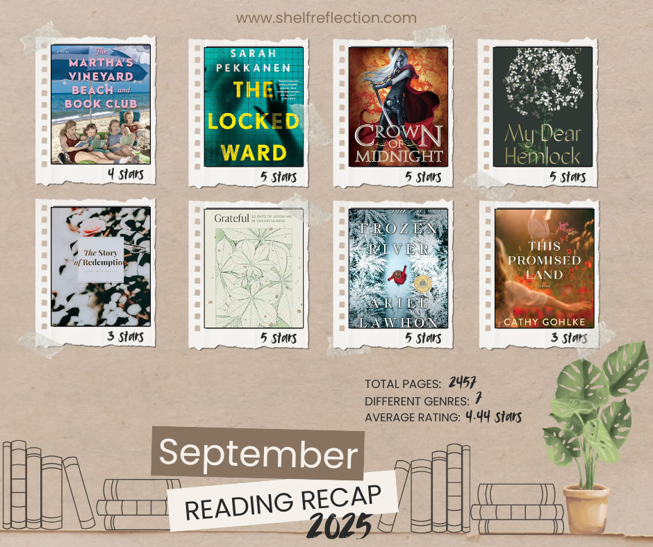 September Reading Recap: 8 Books I Read This Month- Shelf Reflection ...
