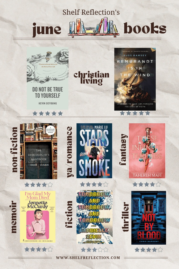 June Books 2023: 8 Books I Read This Month by Brittany Shields — Shelf Reflection (Book Reviews)