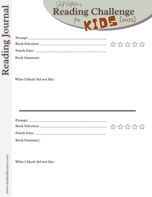 Shelf Reflection's Reading Challenge for Kids- 2025 by Shelf Reflection ...