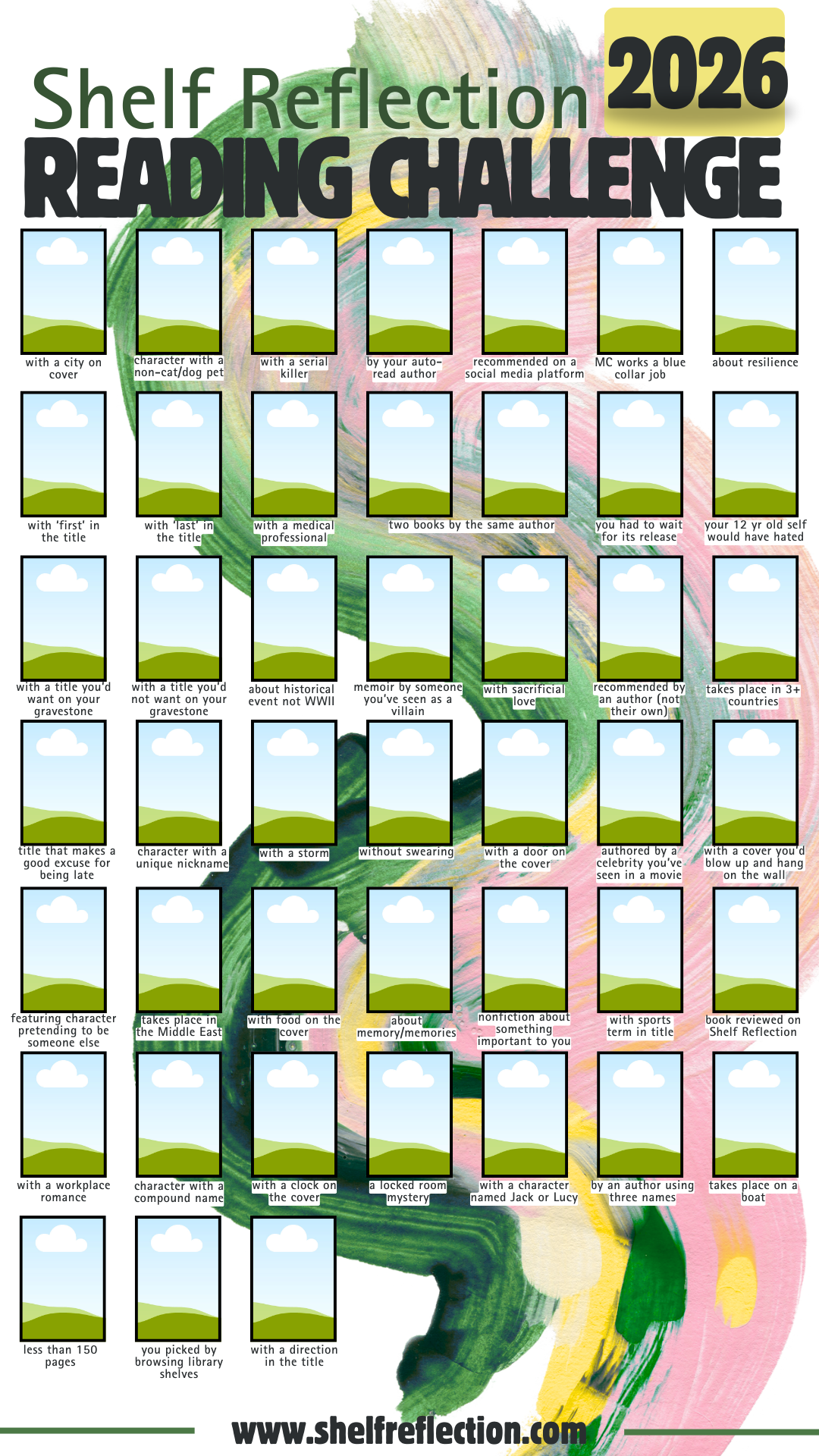 The 2026 Shelf Reflection Reading Challenge — Shelf Reflection (Book ...