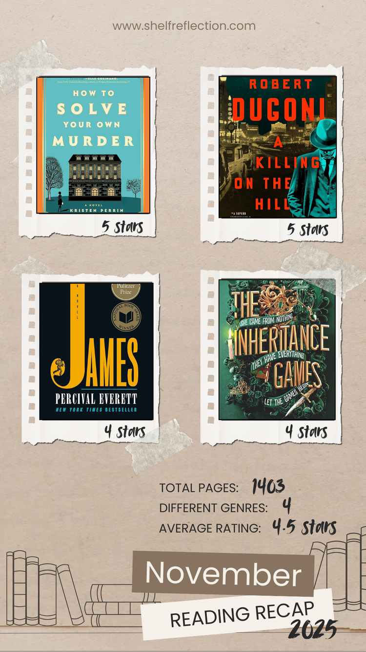 November Reading Recap: 4 Books I Read this Month- Shelf Reflection ...