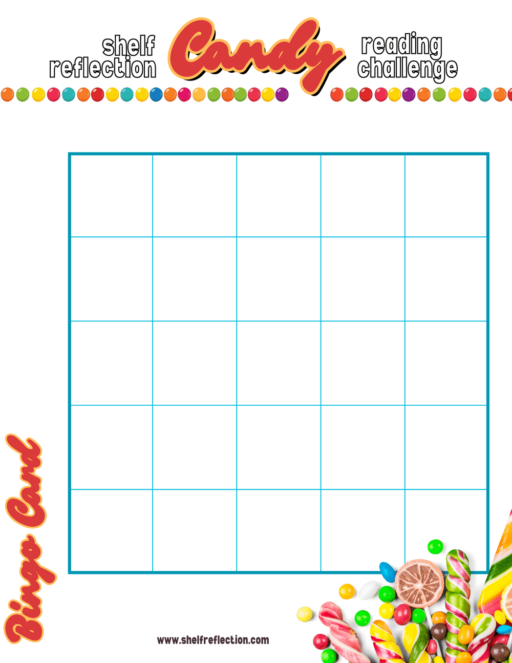 Shelf Reflection Candy Reading Challenge — Shelf Reflection (Book Reviews)