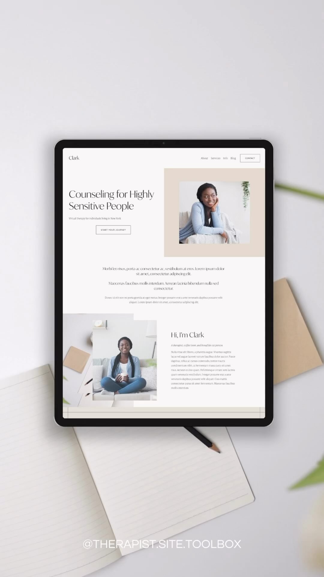 Therapist Site Toolbox