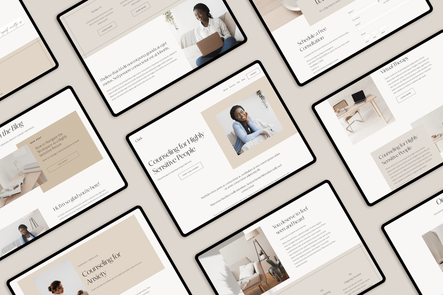 Clark Template | Discover Easy Customization — Therapist Site Toolbox