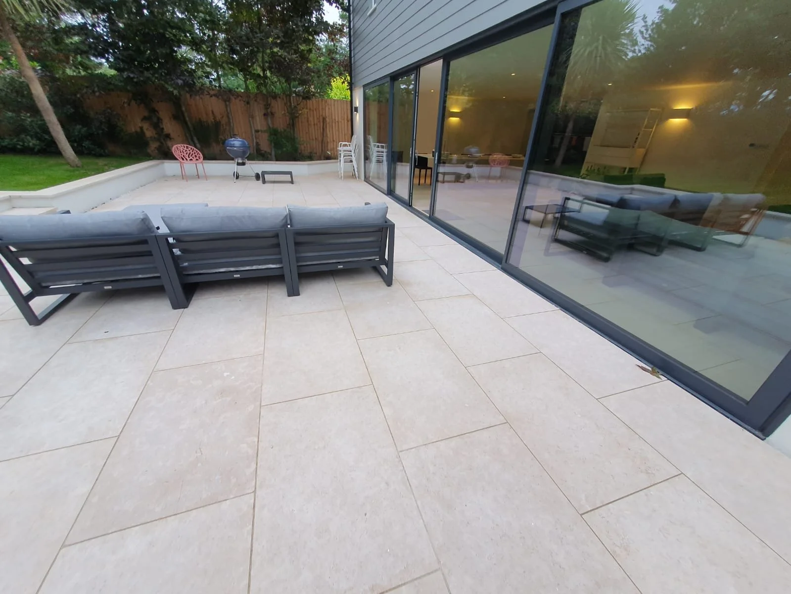 Zahra Beige Etched Egyptian Limestone Paving — Allgreen