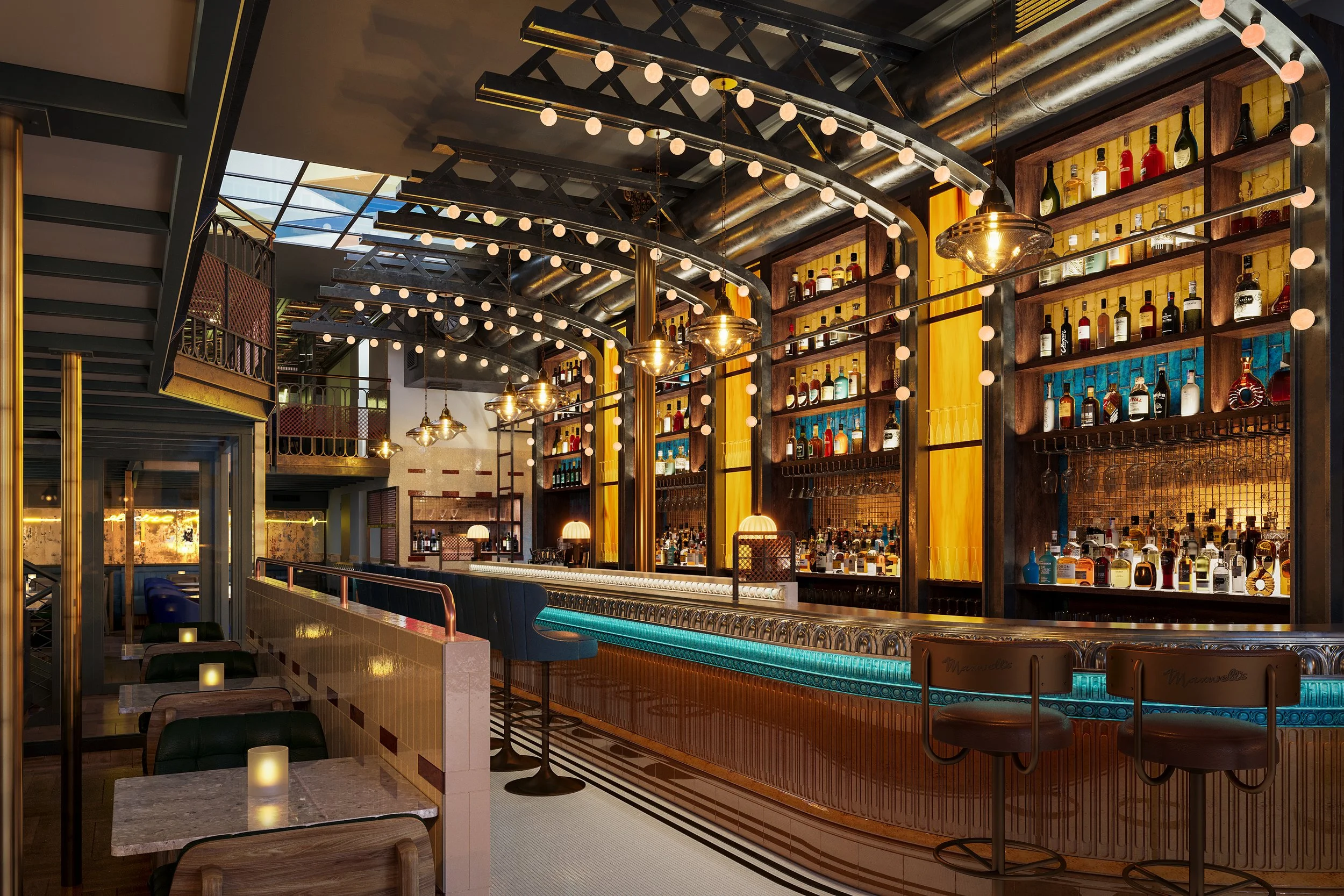 Maxwell's Bar & Grill, American Restaurant in Covent Garden, London