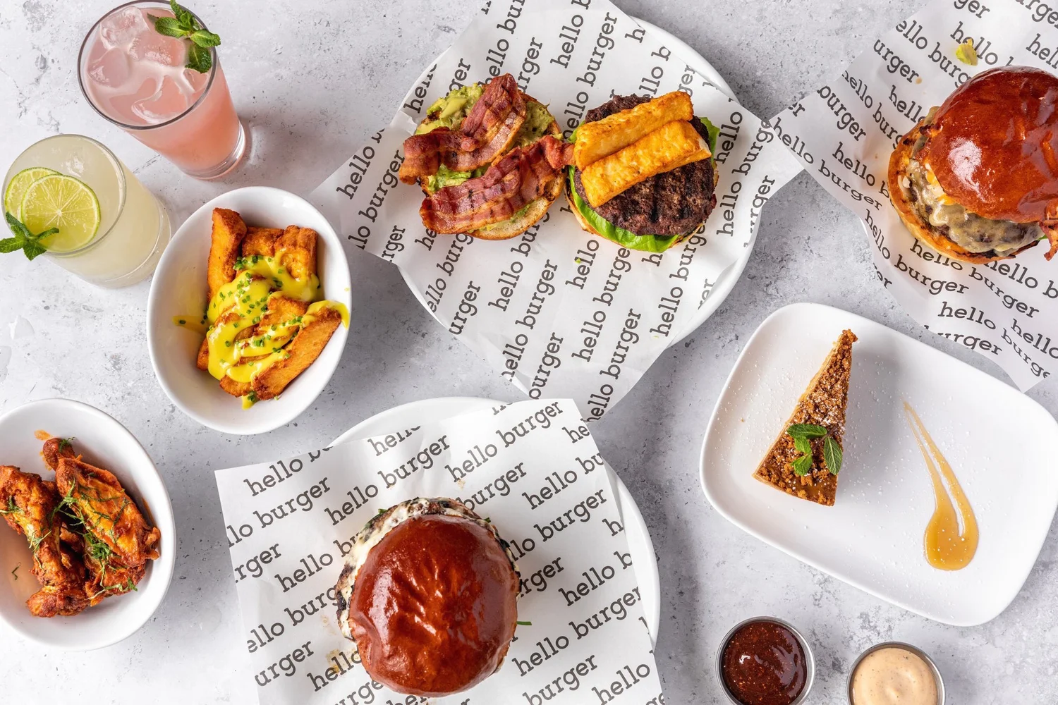 Hello Burger - Restaurant Menu — hello burger