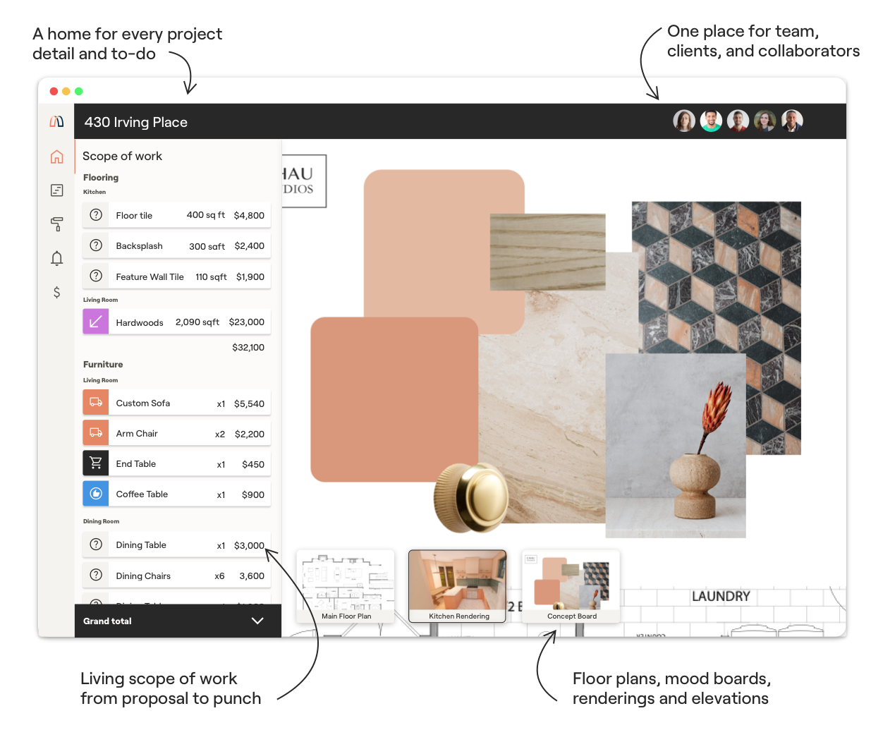 Materio — Interior Design and Design-Build Software