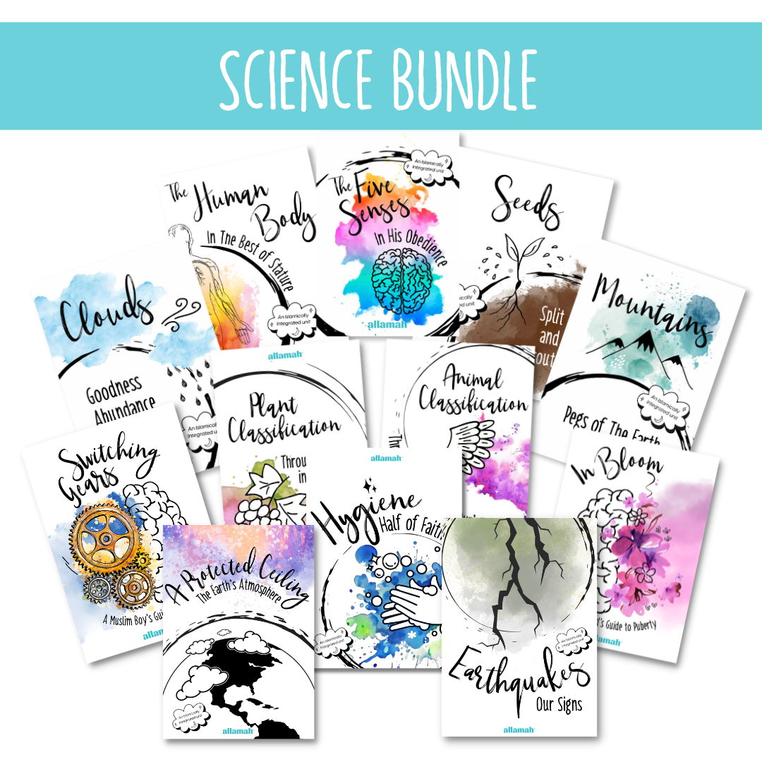 Primary Science Bundle: 12 Islamically Integrated Unit Studies ...