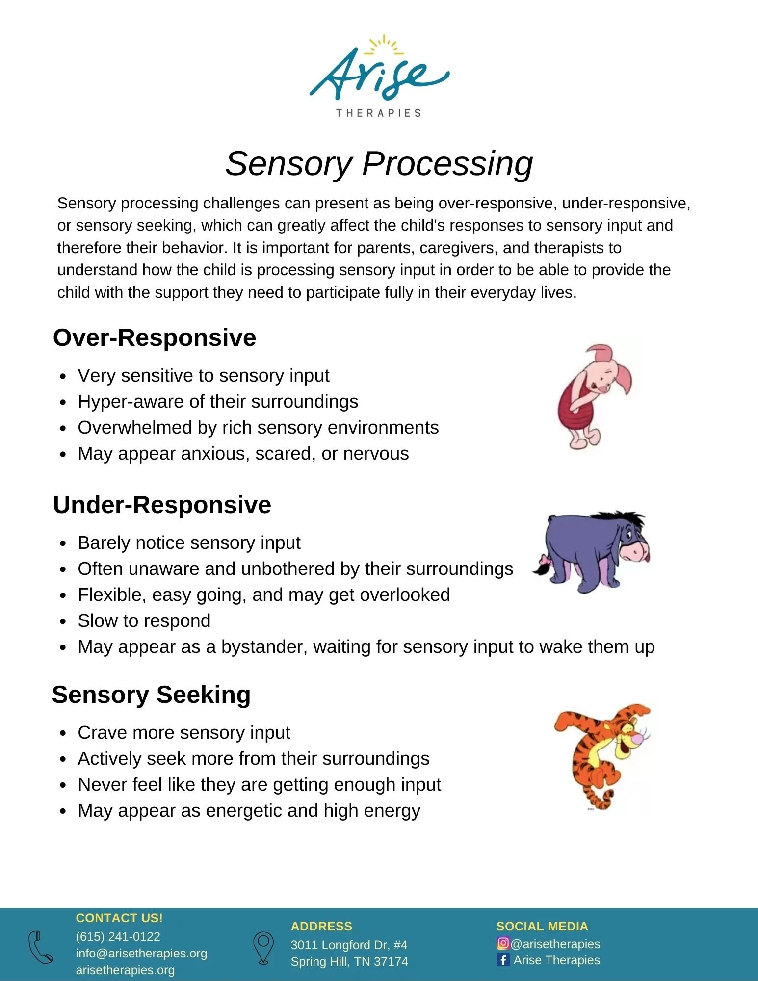 Sensory Overload — Arise Therapies