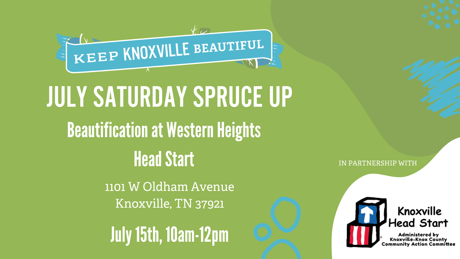 Upcoming Events/Volunteer Openings — Keep Knoxville Beautiful