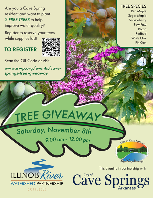 Cave Springs Tree Giveaway — Illinois River Watershed Partnership