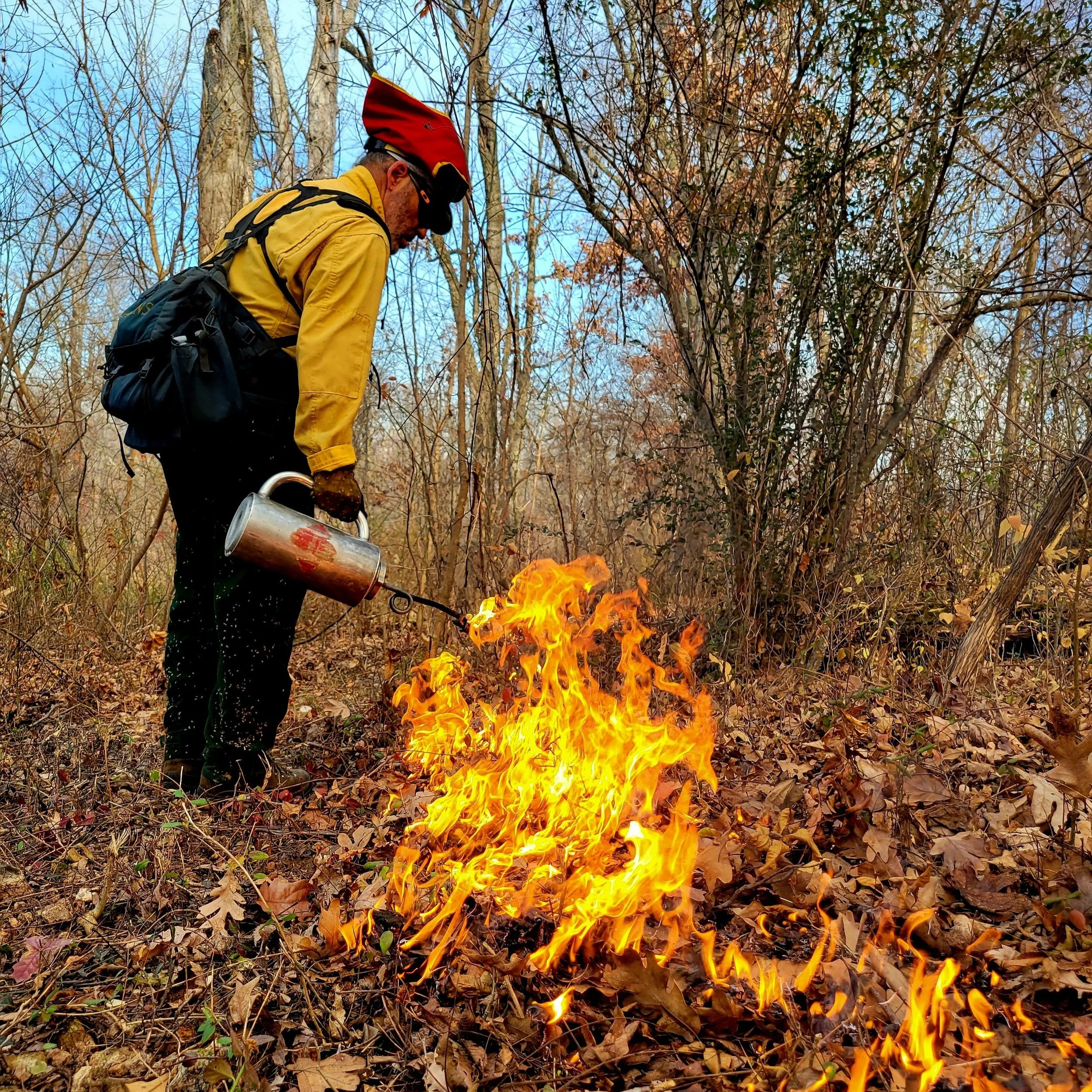 Prescribed Burn Workshop led by AGFC at J.B. and Johnelle Hunt Family ...