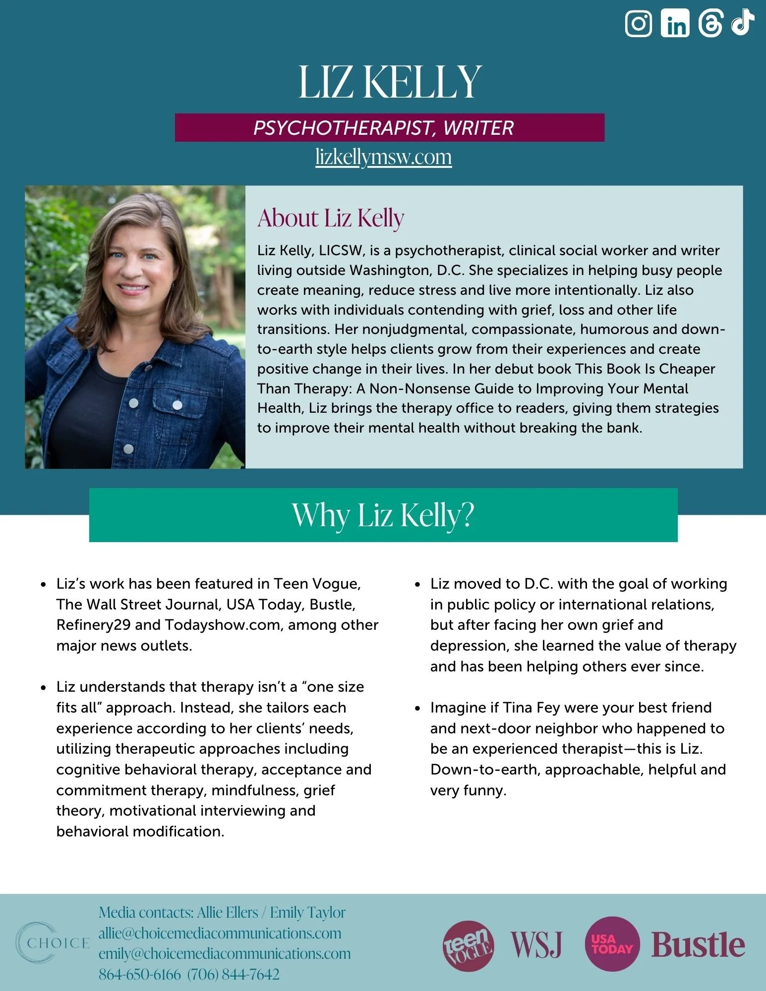 Liz Kelly - Choice Blog