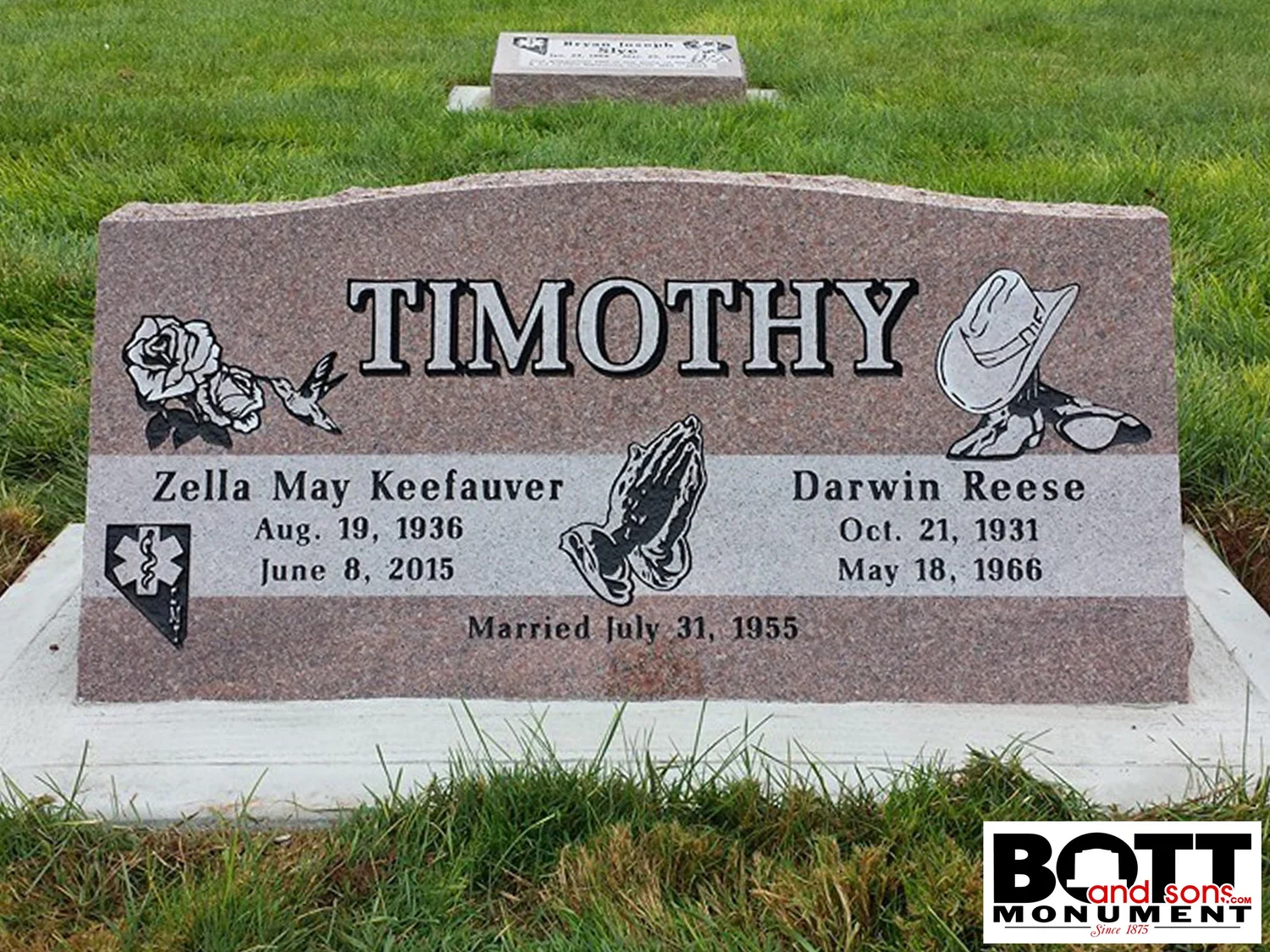 Slant Styles — Bott and Sons Monument