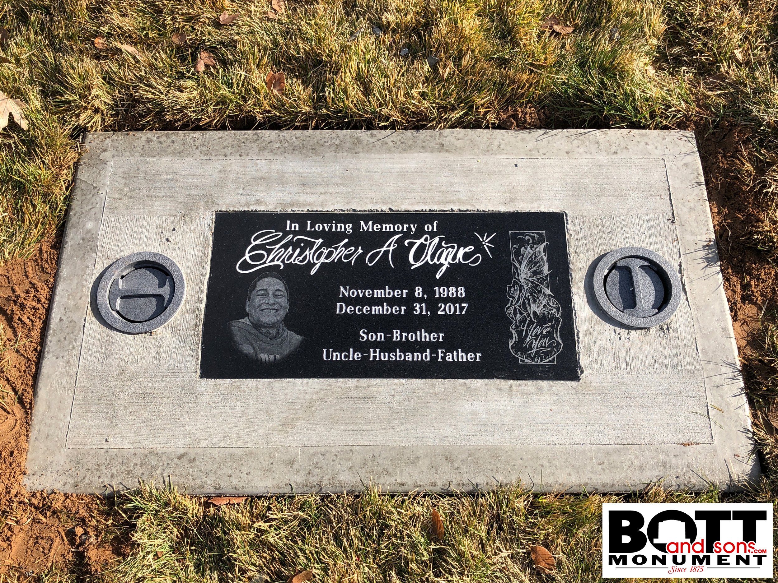 Flat Style — Bott and Sons Monument