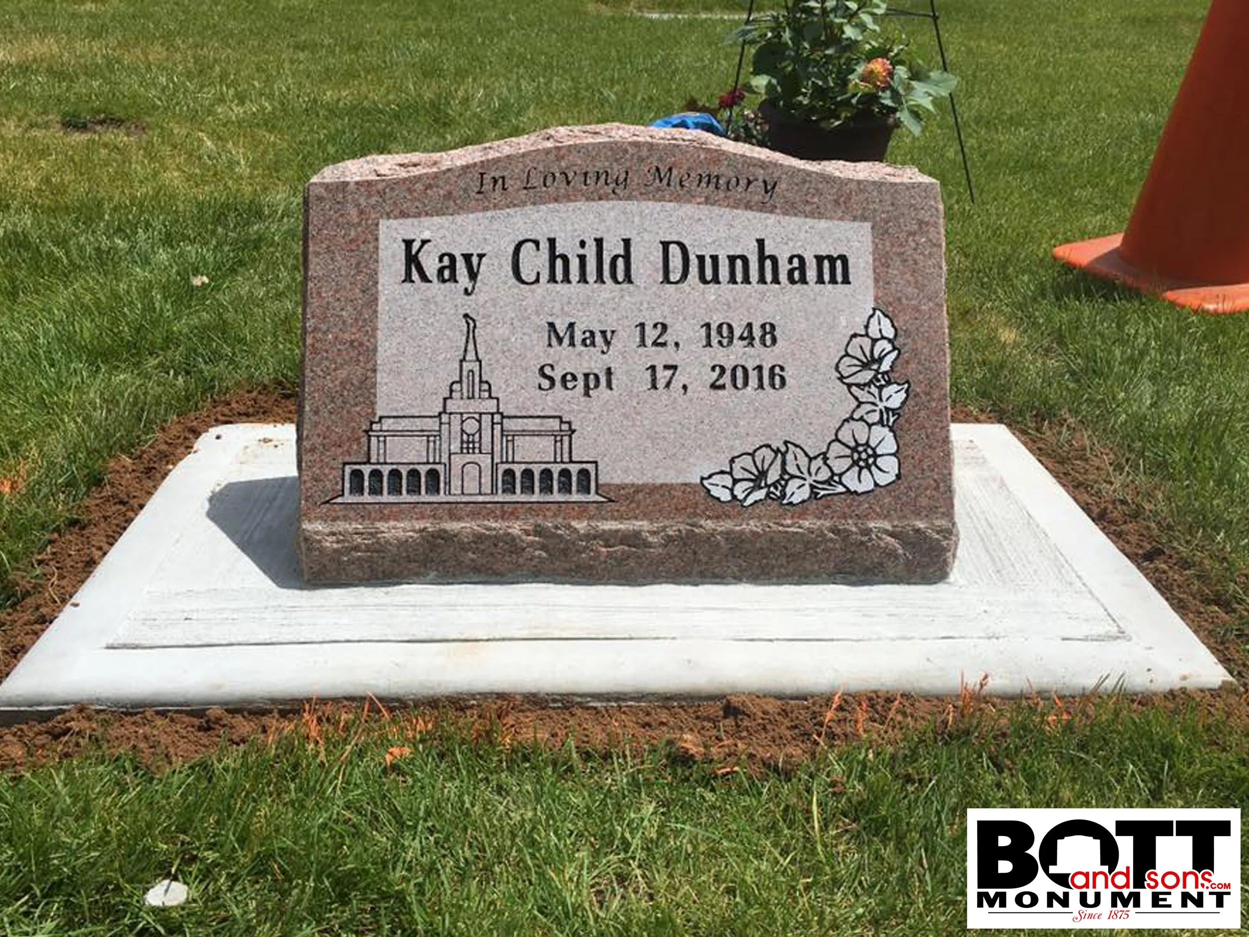 Slant Styles — Bott and Sons Monument