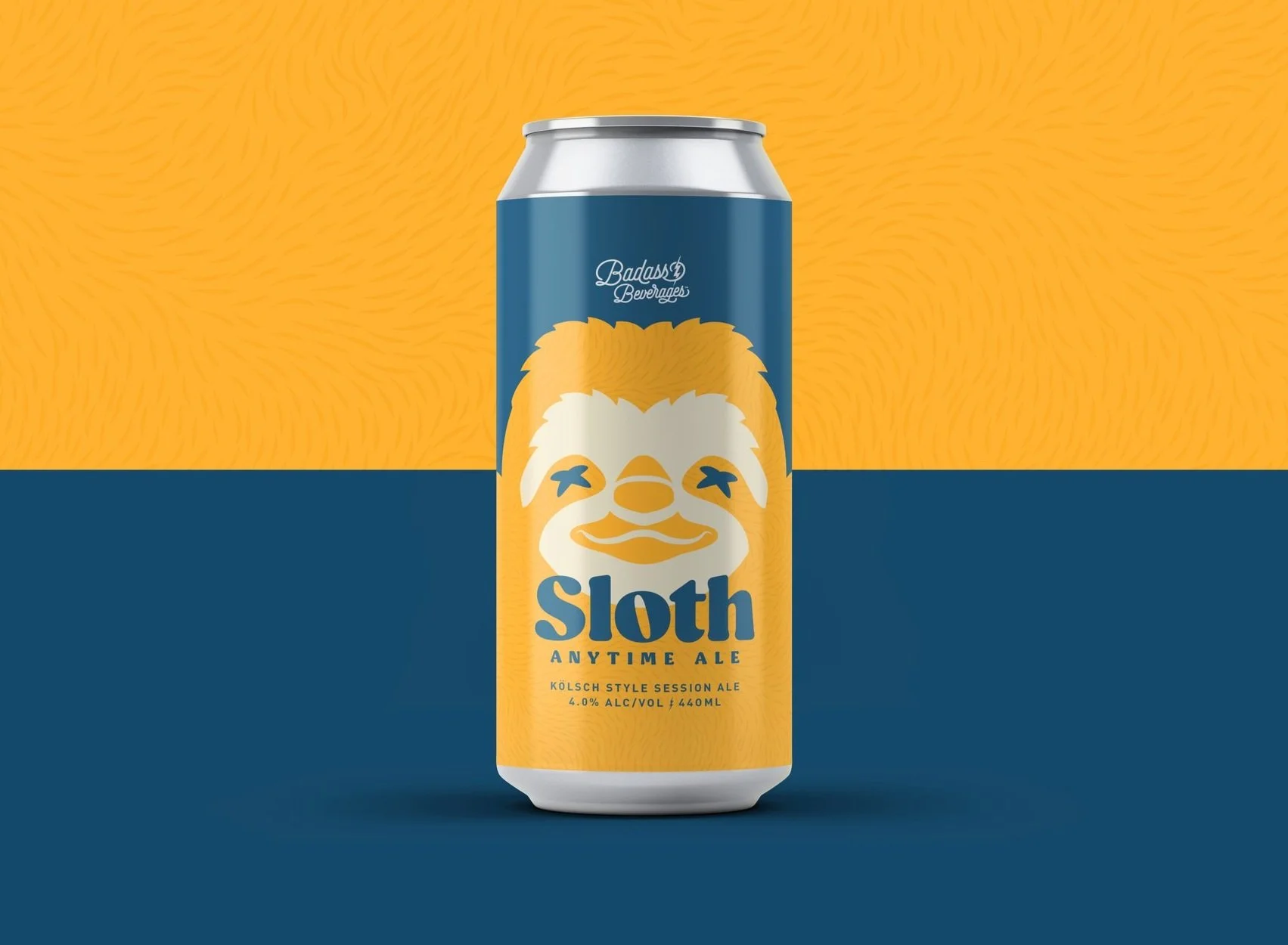 Badass Sloth Background