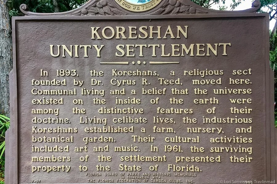 Koreshan State Park: The Hollow Earth History Of Estero Florida ...