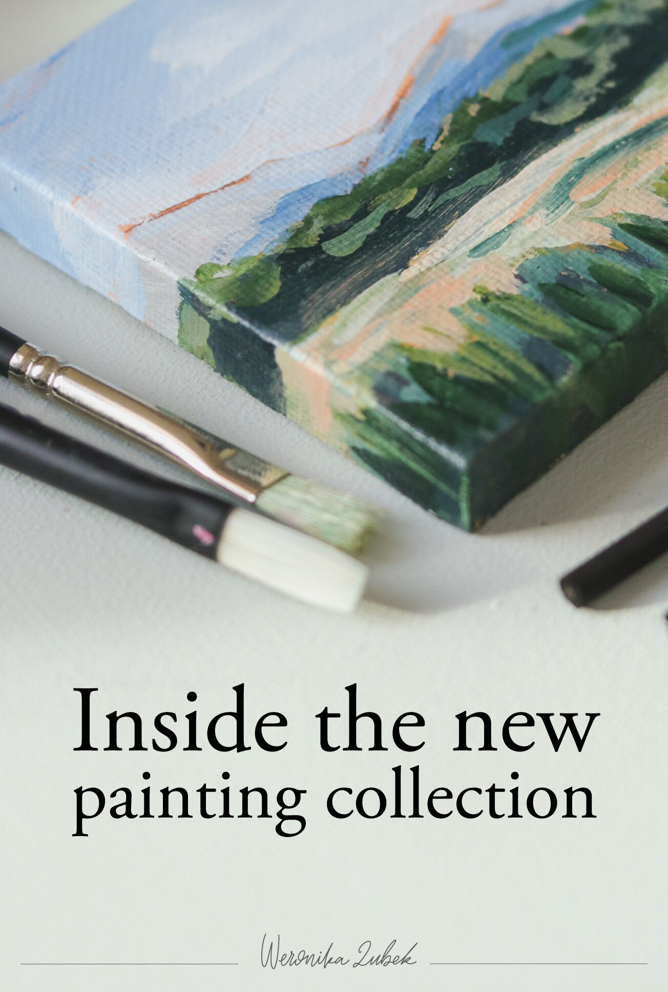 Creating my newest OPEN MIND small landscape collection — Weronika ...